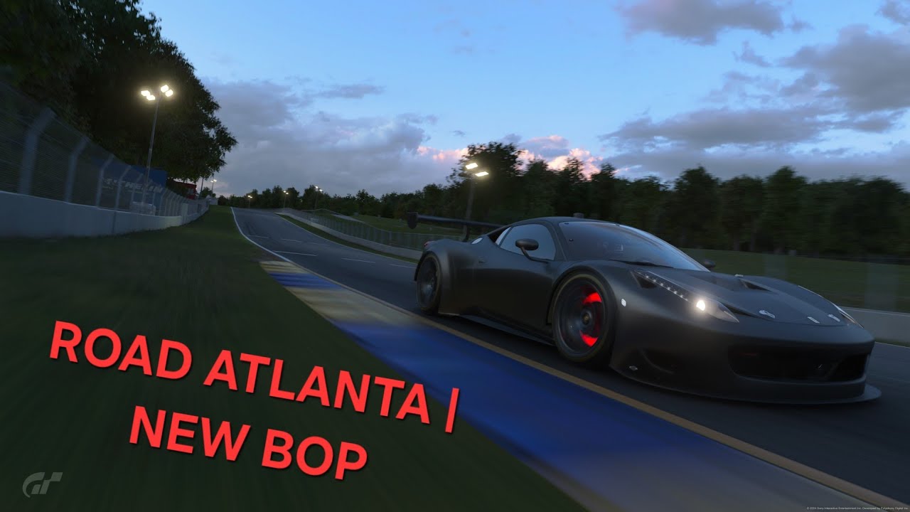 TRACK GUIDE | NEW BOP | ROAD ATLANTA | FERRARI 458 GR.3 - YouTube