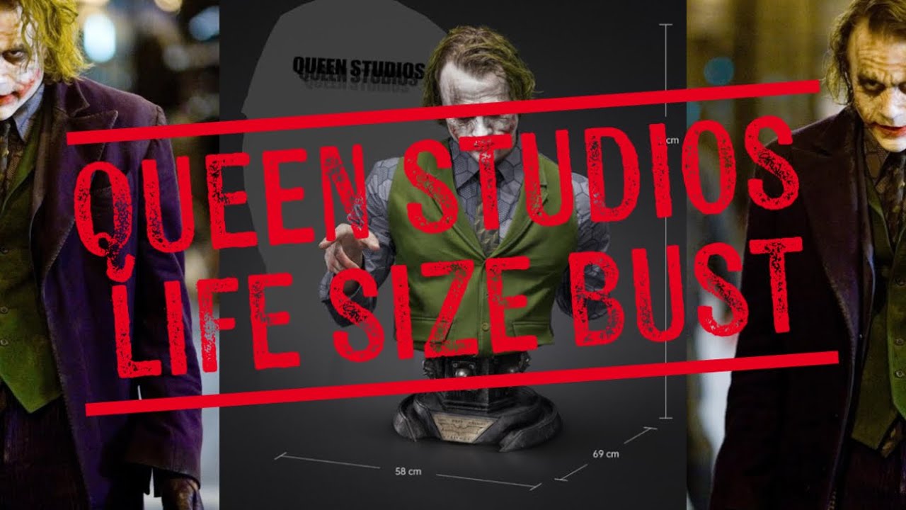 Queen Studios Joker Life-Size Bust From The Dark Knight! - FIRST LOOK ...