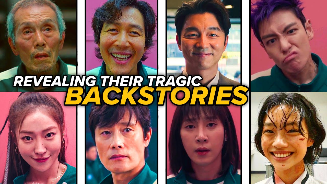 Backstory’s Of All Major SQUID GAME Players | Squid Game All Players ...