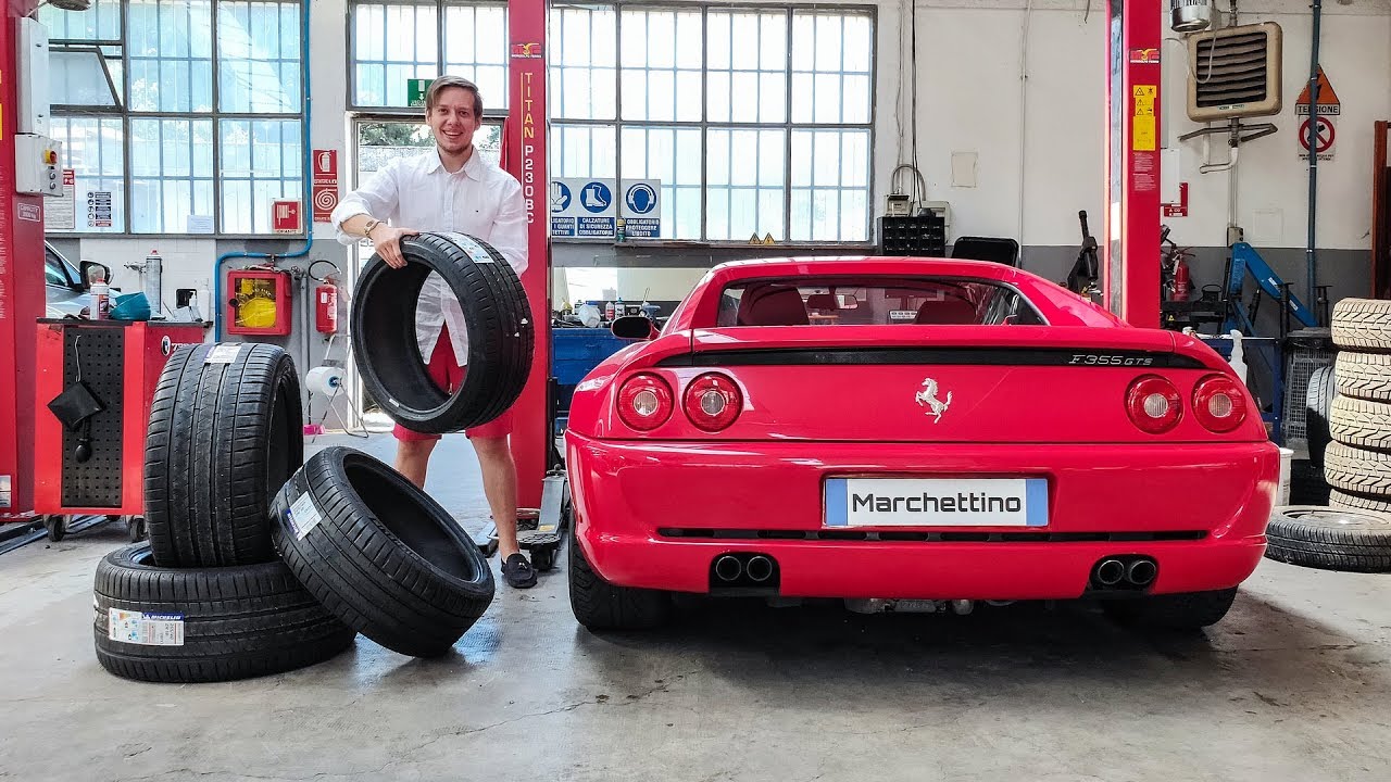 Let's DESTROY the Old Tires of my Ferrari! - YouTube