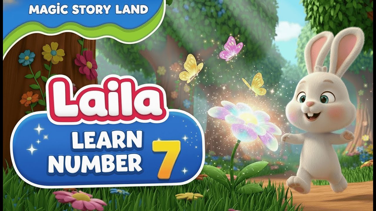 Learn Rainbow Colors with Laila the Bunny, Fun 3D Cartoon for Kids ...