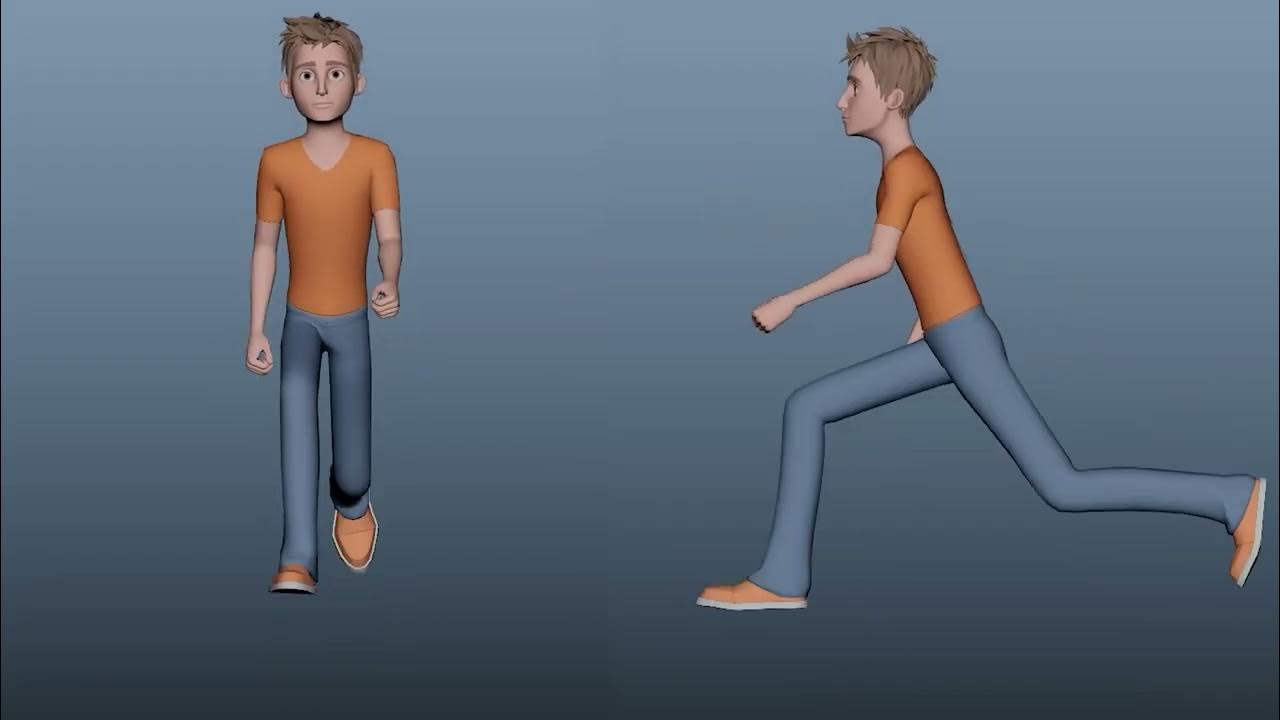 Walk Cycle & Run Cycle - YouTube