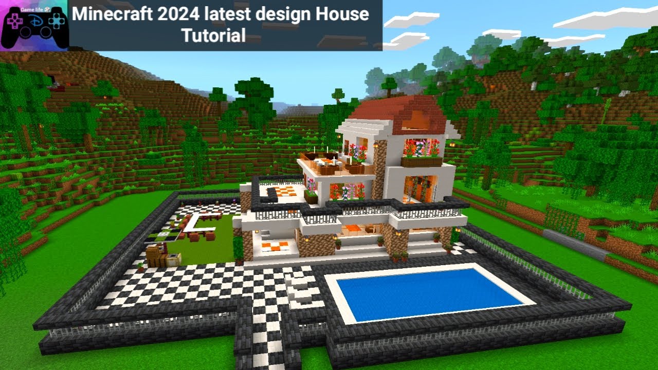 Large House in Minecraft | Minecraft large House Tutorial | how to ...