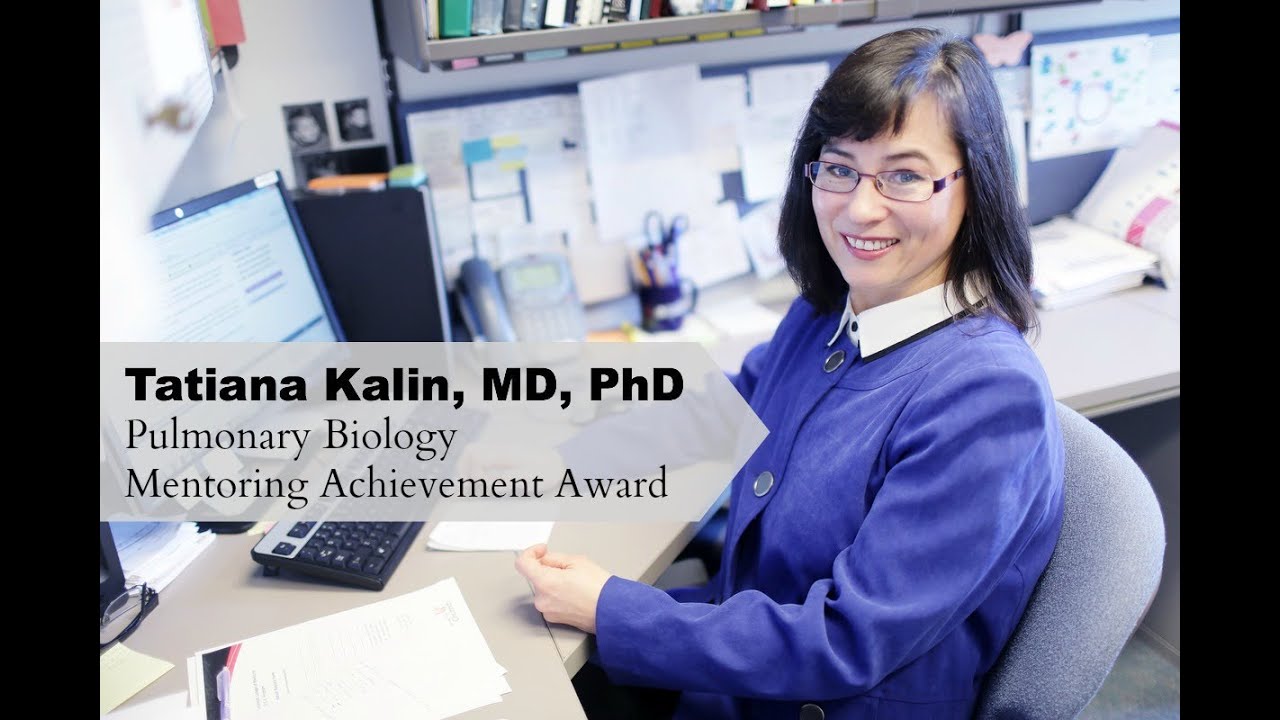 Mentoring Achievement Award: Tatiana Kalin, MD, PhD - YouTube