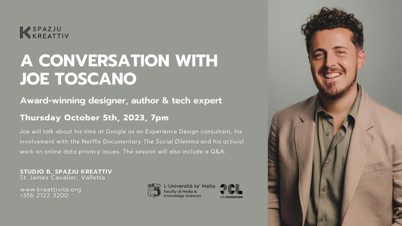 A Conversation with Joe Toscano - October. 05. 2023. - YouTube