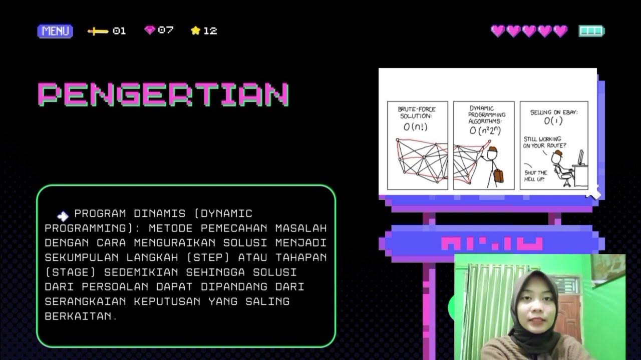 Implementasi Algoritma Dynamic Programming pada Optimasi Knapsack Problem - YouTube