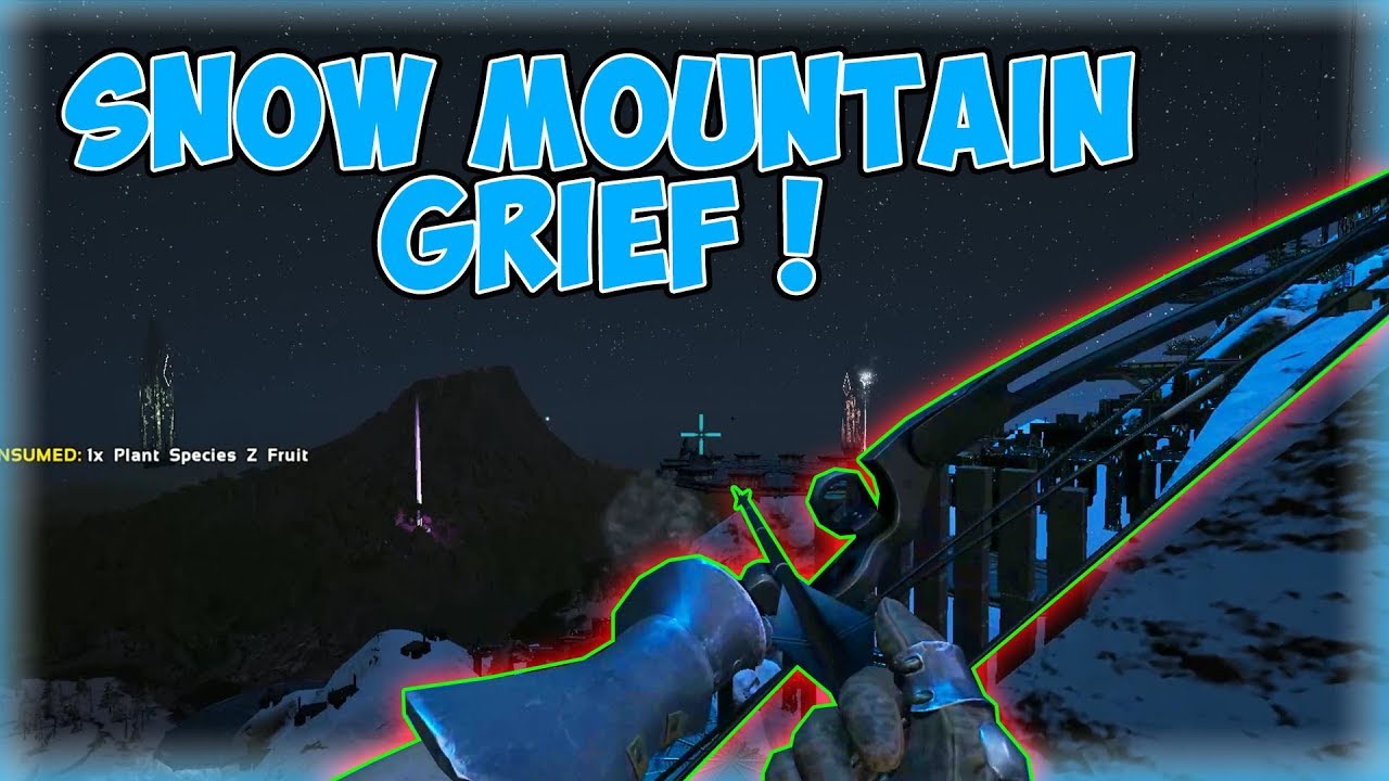 INTENSE SNOW MOUNTAIN PVP ! | Official PvP | ARK Survival Evolved ...