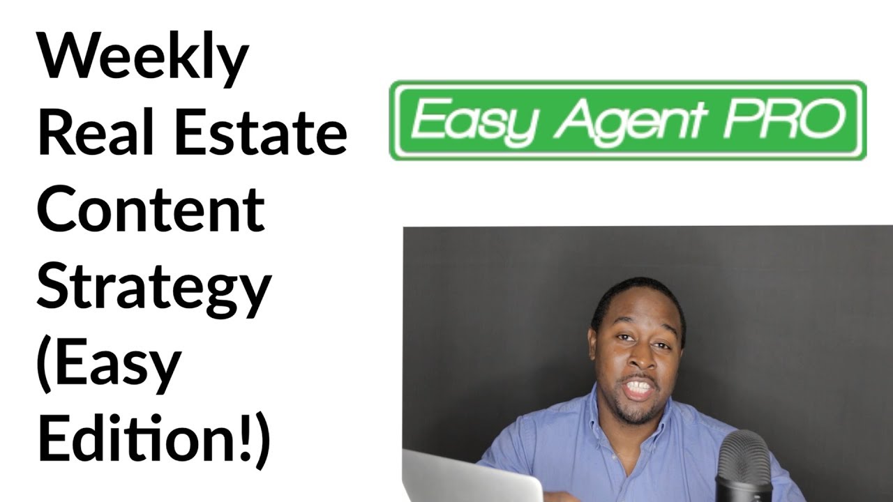 Weekly Real Estate Content Strategy That Works (Easy Edition!) - YouTube
