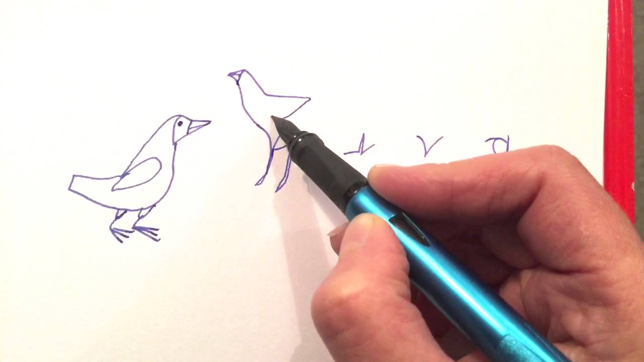 Letter Drawing: Birds by Este MacLeod - YouTube