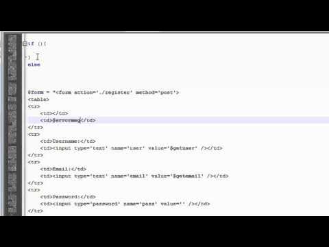 PHP Tutorial: Create a Member System in PHP | Create a User ...