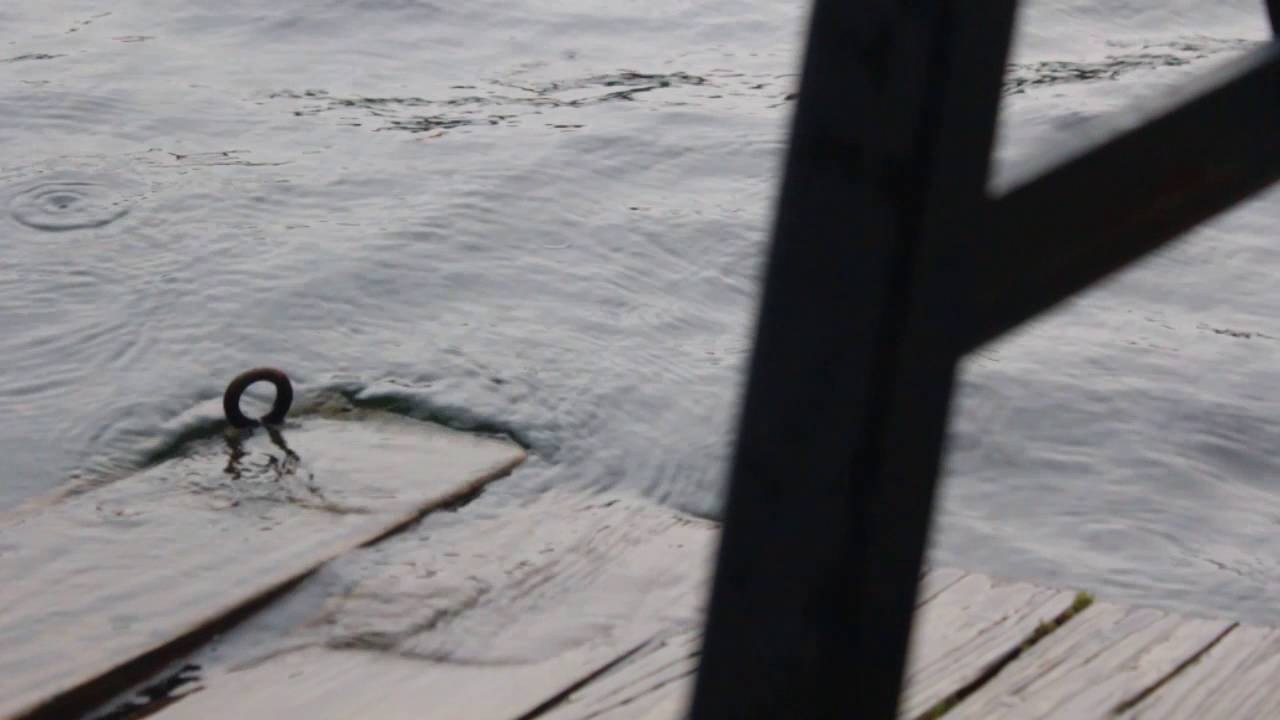 water lapping Basket Lake - YouTube