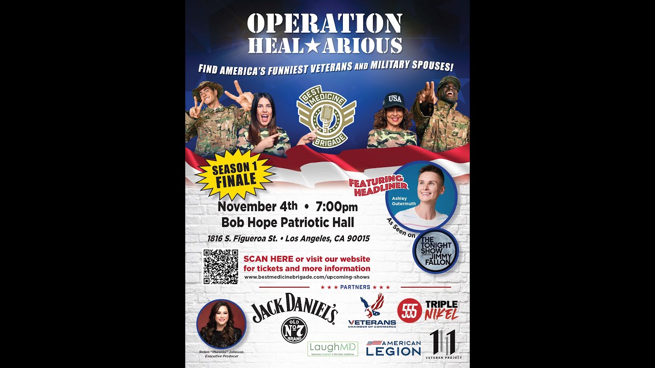 Operation HEAL*ARIOUS-America's Funniest Veterans & Military Spouses - YouTube
