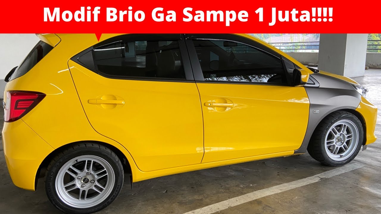 MODIF BRIO SIMPLE MURAH | MODIFIKASI BRIO KUNING 2020 | MODIF BRIO ...