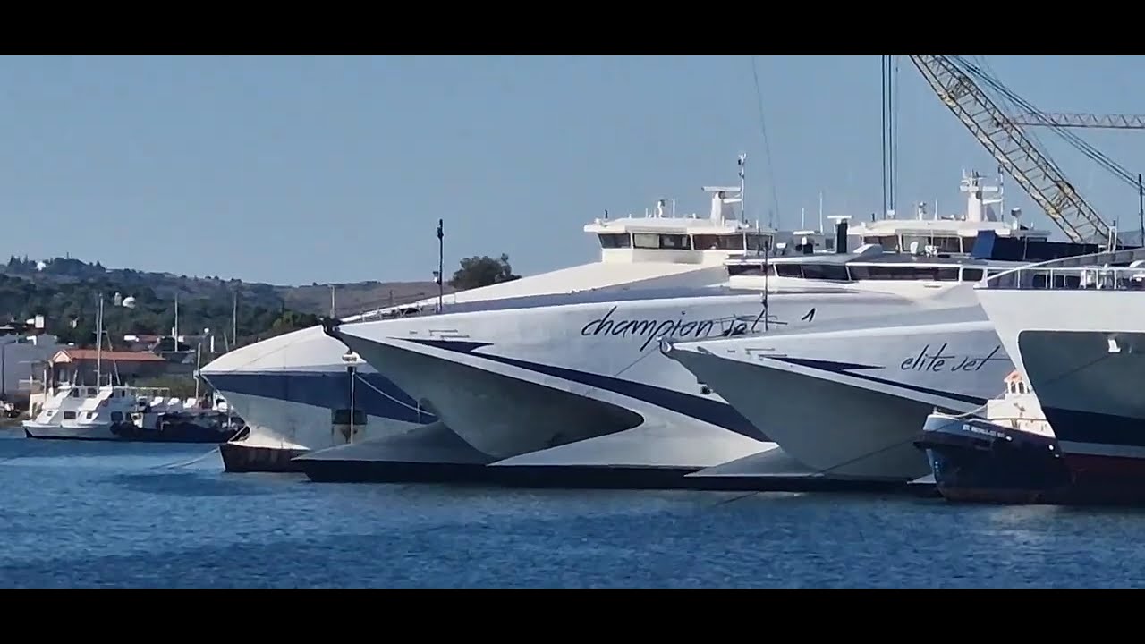 ΠΑΛΙΑ ΚΑΙ ΝΕΑ ΠΛΟΙΑ ΤΗΣ SEAJETS ΣΤΑ ΑΜΠΕΛΑΚΙΑ ΣΑΛΑΜΙΝΑΣ - YouTube