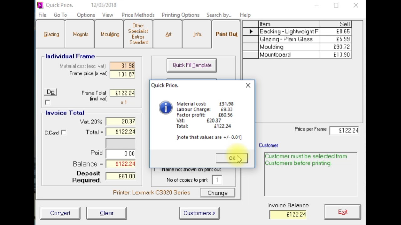 Quick Price Pricing Screen - YouTube