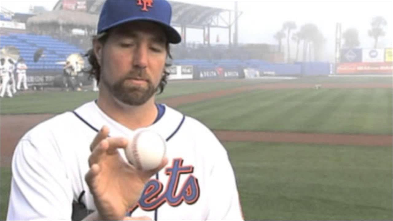How to Pitch the Knuckleball of R A Dickey, 너클볼 - YouTube