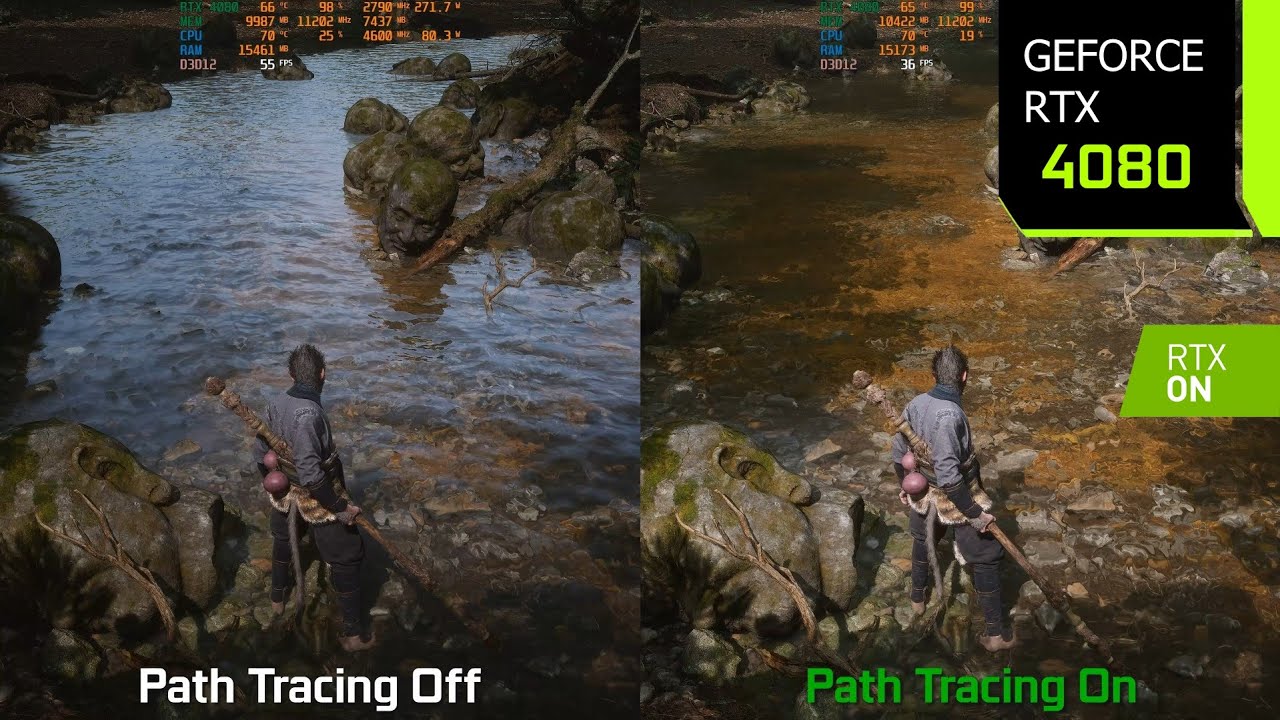 Black Myth Wukong Path Tracing On vs Off - Graphics/Performance ...