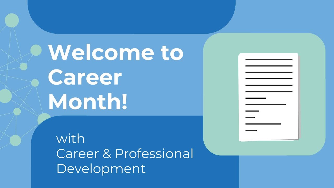 What is Career Month? - YouTube
