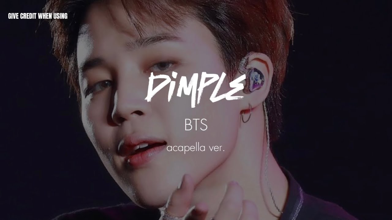 BTS - Dimple (clean acapella) - YouTube