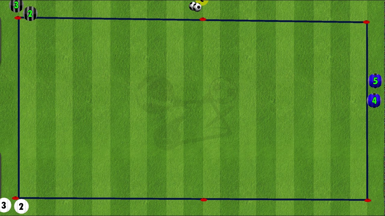1v1+1 line game - YouTube