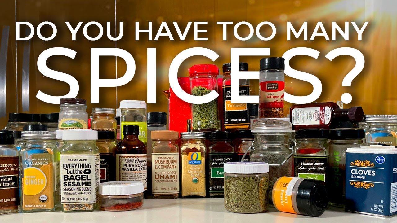 Do You Have Too Many Spices | Clean your spice pantry and rack - YouTube