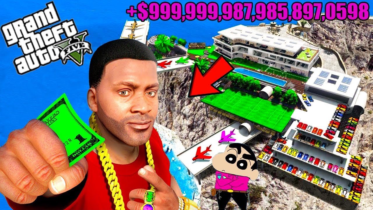 FRANKLIN KICK ANYTHING BECOME GOLD || EVERYTHING IS FREE IN GTA 5 ...