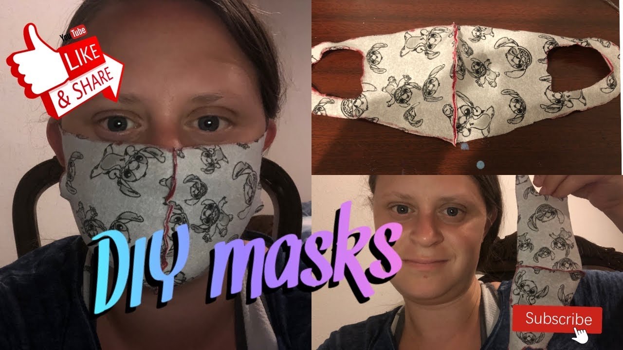 DIY Kids masks! Super easy masks - YouTube