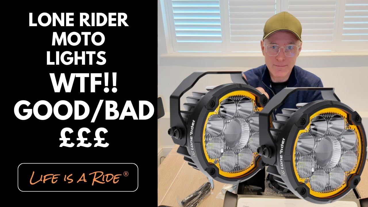 Lone Rider Moto Lights: The Ultimate Adventure Lighting - YouTube