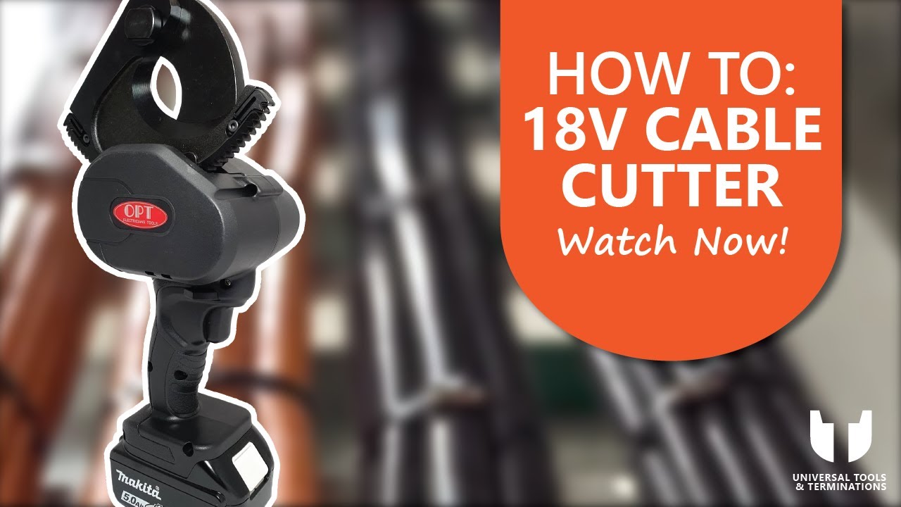 HOW TO: 18V Cable Cutter! - YouTube