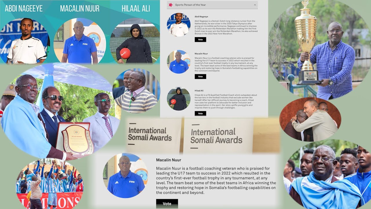 Macallin Nuur Amiin oo u tartamaya abaal caalami, ah balse kaa rabo ...