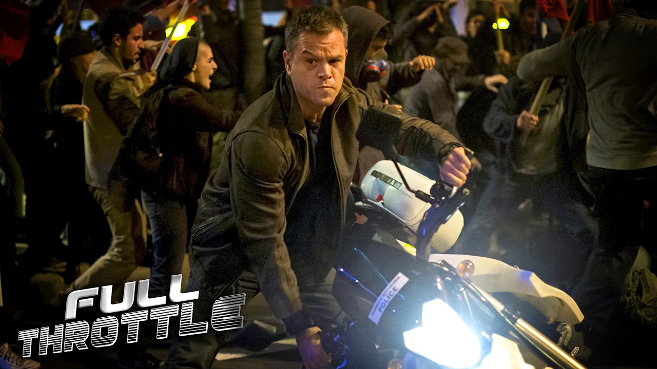 Jason Bourne Escapes The CIA | Jason Bourne | Full Throttle - YouTube