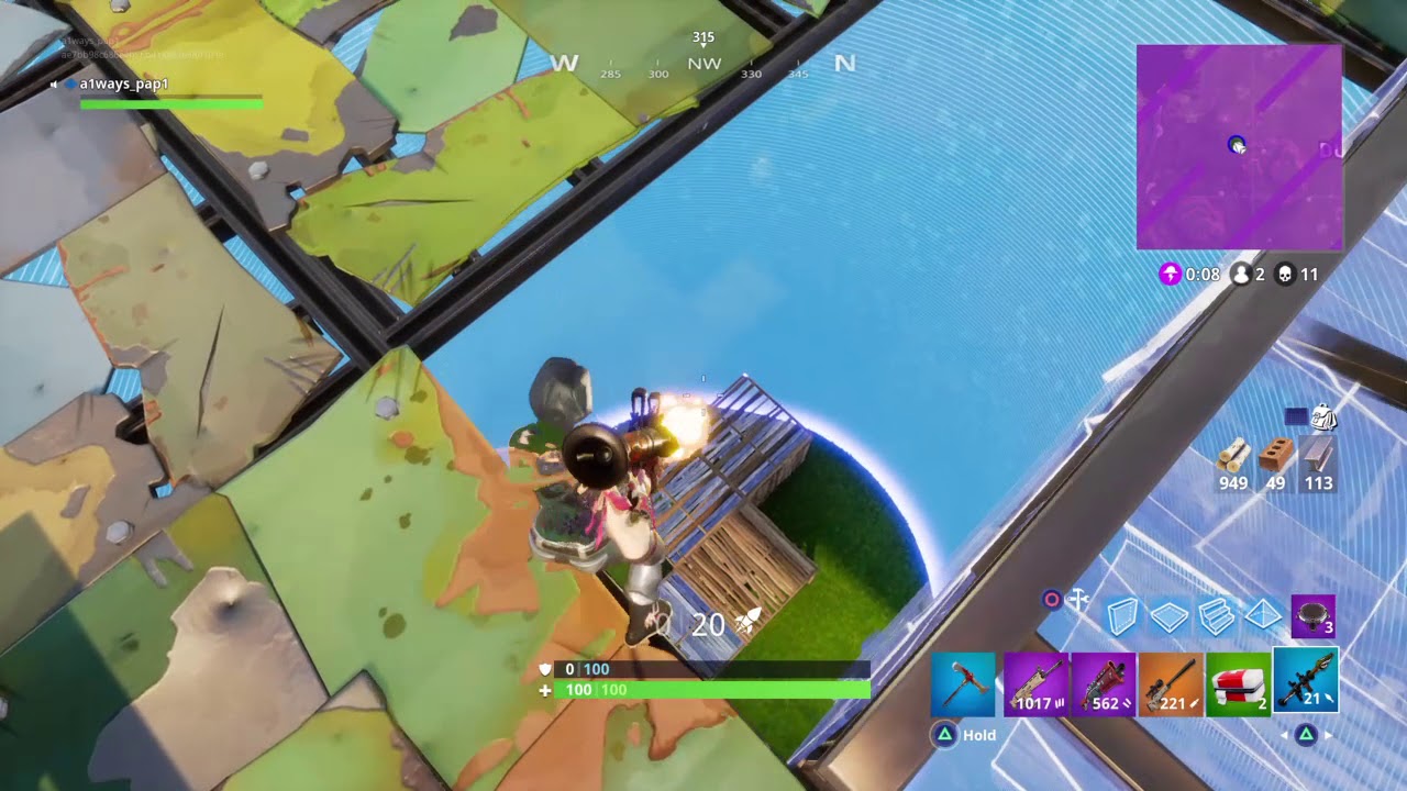 Fortnite win sky base - YouTube
