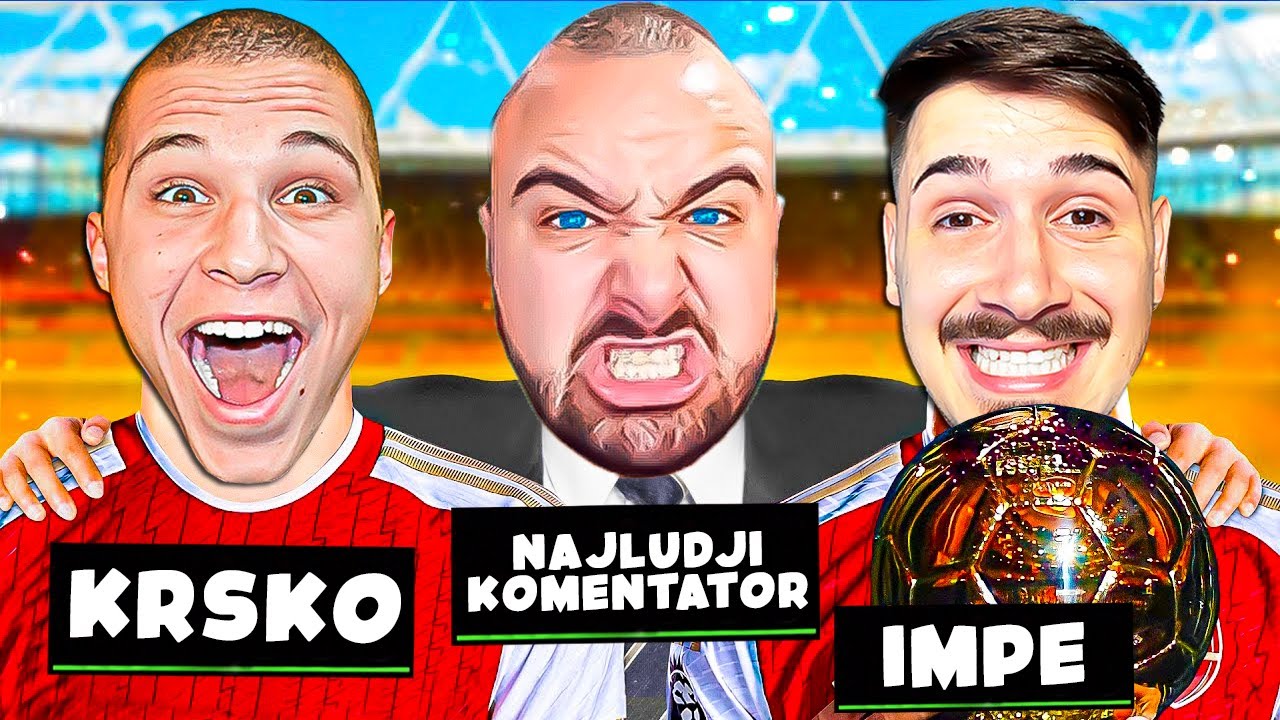 BUDALA OD KOMENTATORA GLEDA IMPETOV I MOJ DERBI U FIFI 25! 😂 - YouTube
