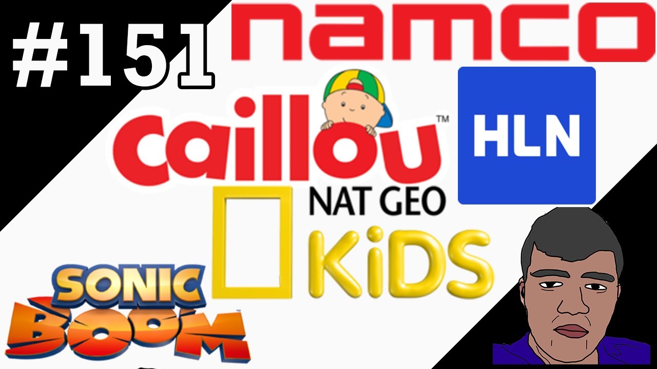 LOGO HISTORY #151 - HLN, Namco, Caillou, Nat Geo Kids & Sonic Boom ...