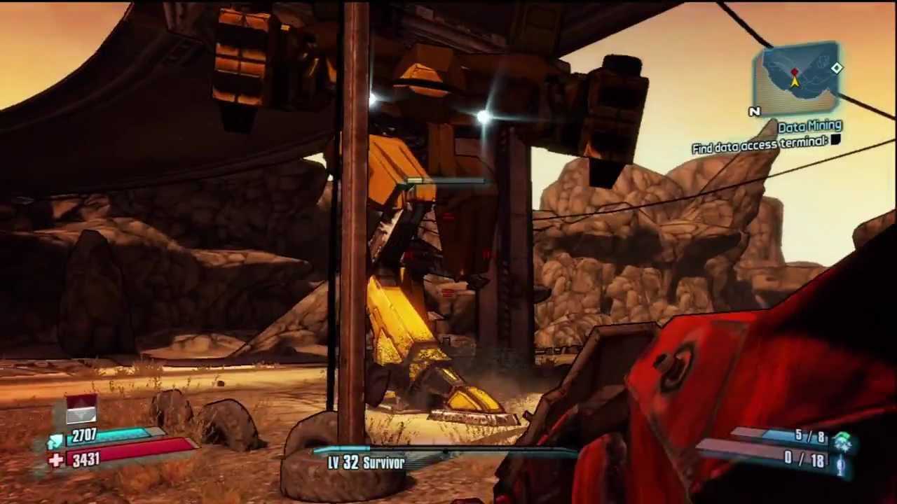 Borderlands 2 Taking Down Saturn Solo - YouTube
