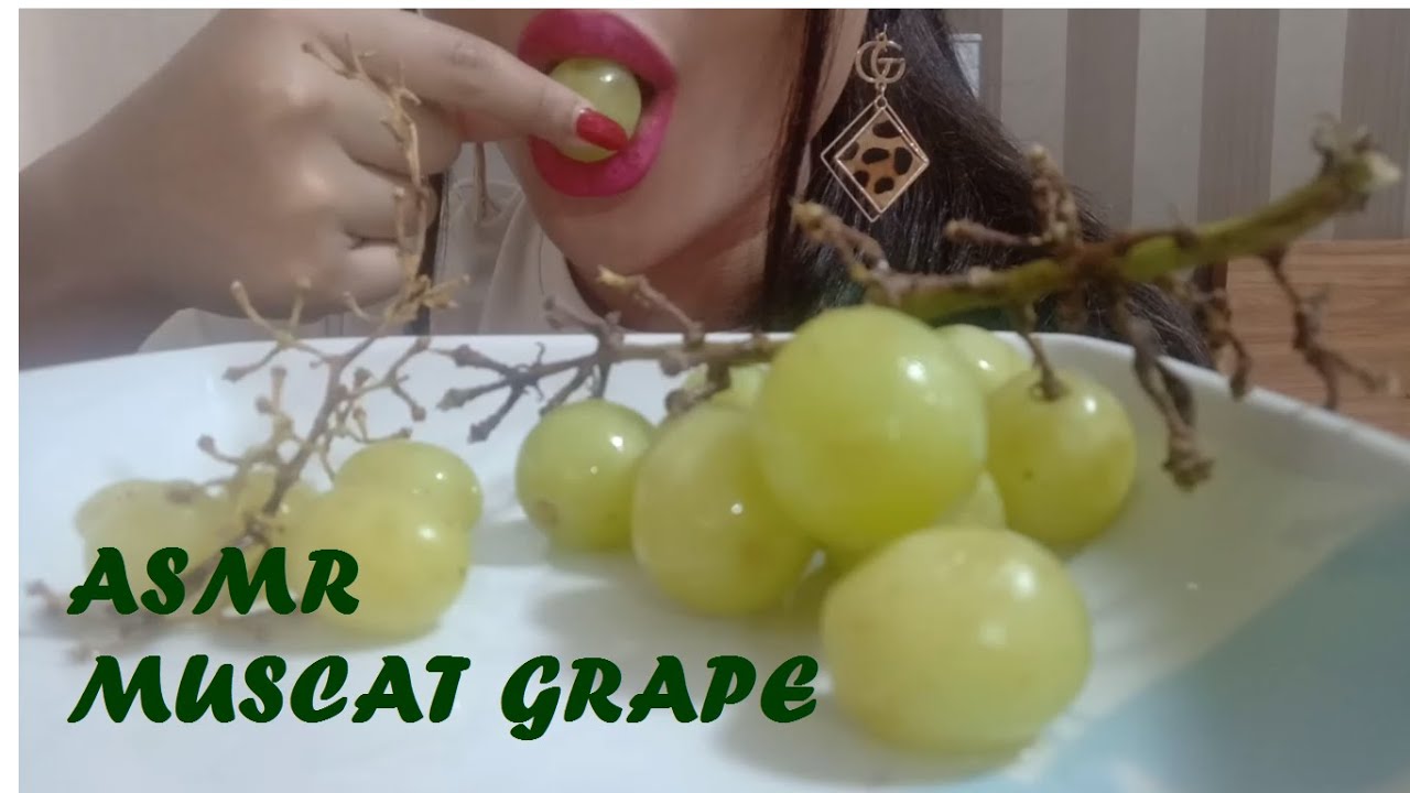 ASMR GIANT GREEN GRAPES I ASMR ANGGUR HIJAU I NAYOMI ASMR - YouTube