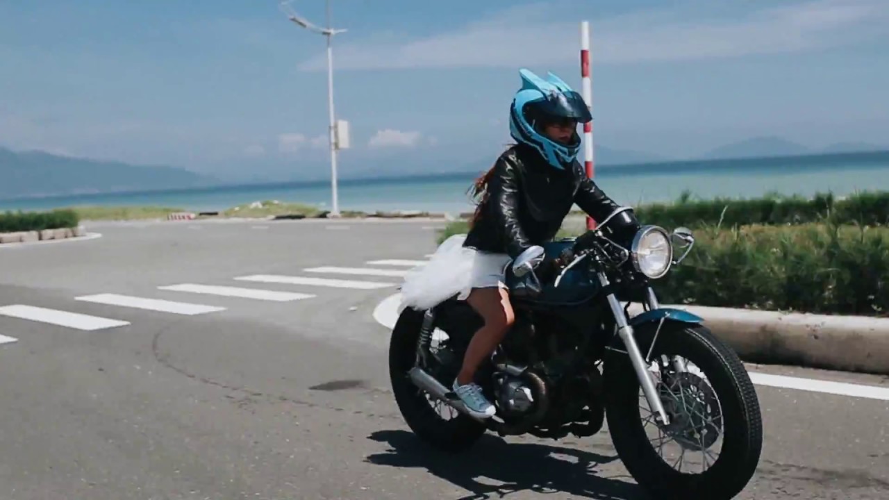 V motor Custom - SRV250 Cafe Race - YouTube