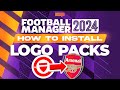 How to Install Logo Packs on FM24 - Football Manager Videos