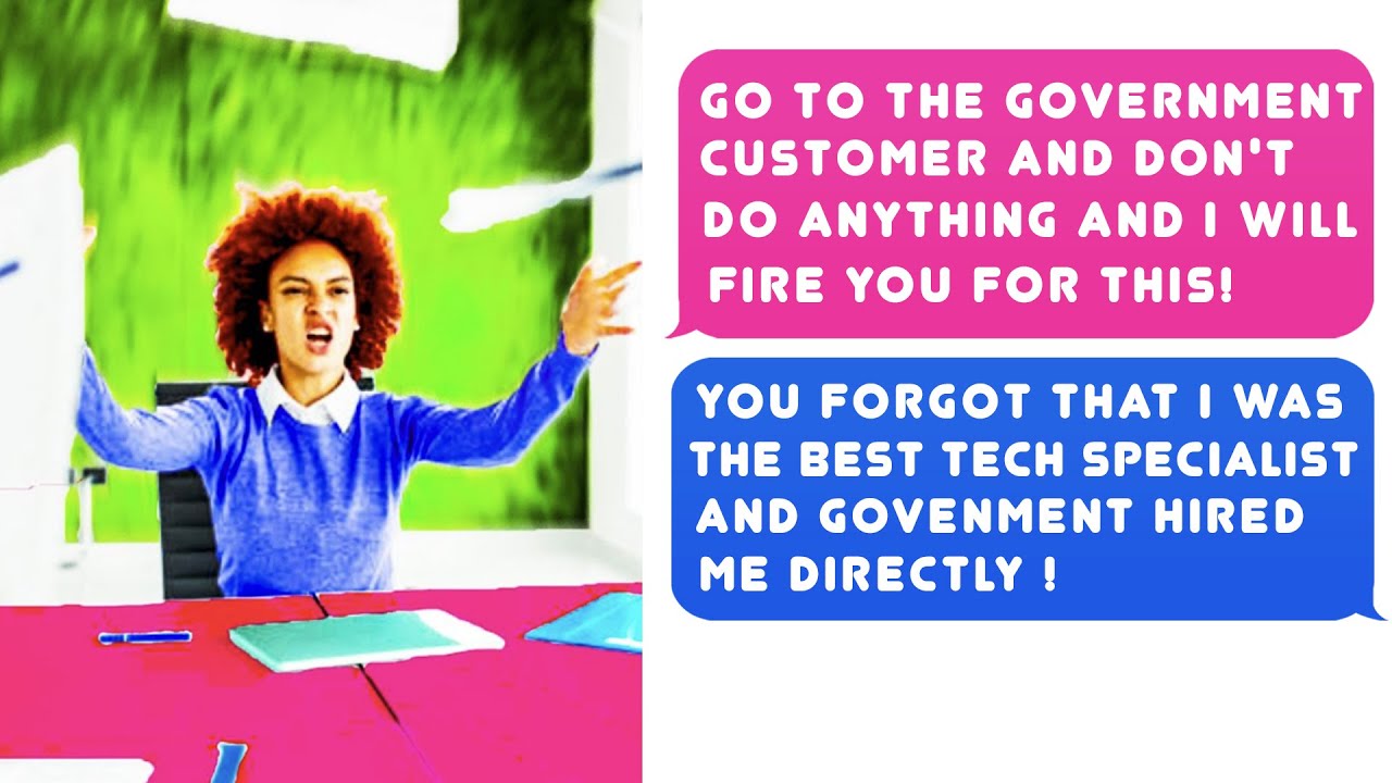 Project Manager Tries To Fire Me! He Forgot Government Hired Me ...
