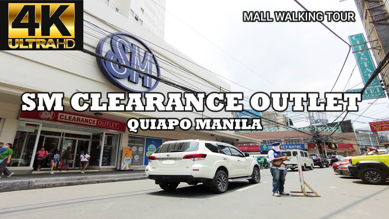 SM CLEARANCE OUTLET QUIAPO MALL WALKING TOUR | PHILIPPINES [4k] - YouTube