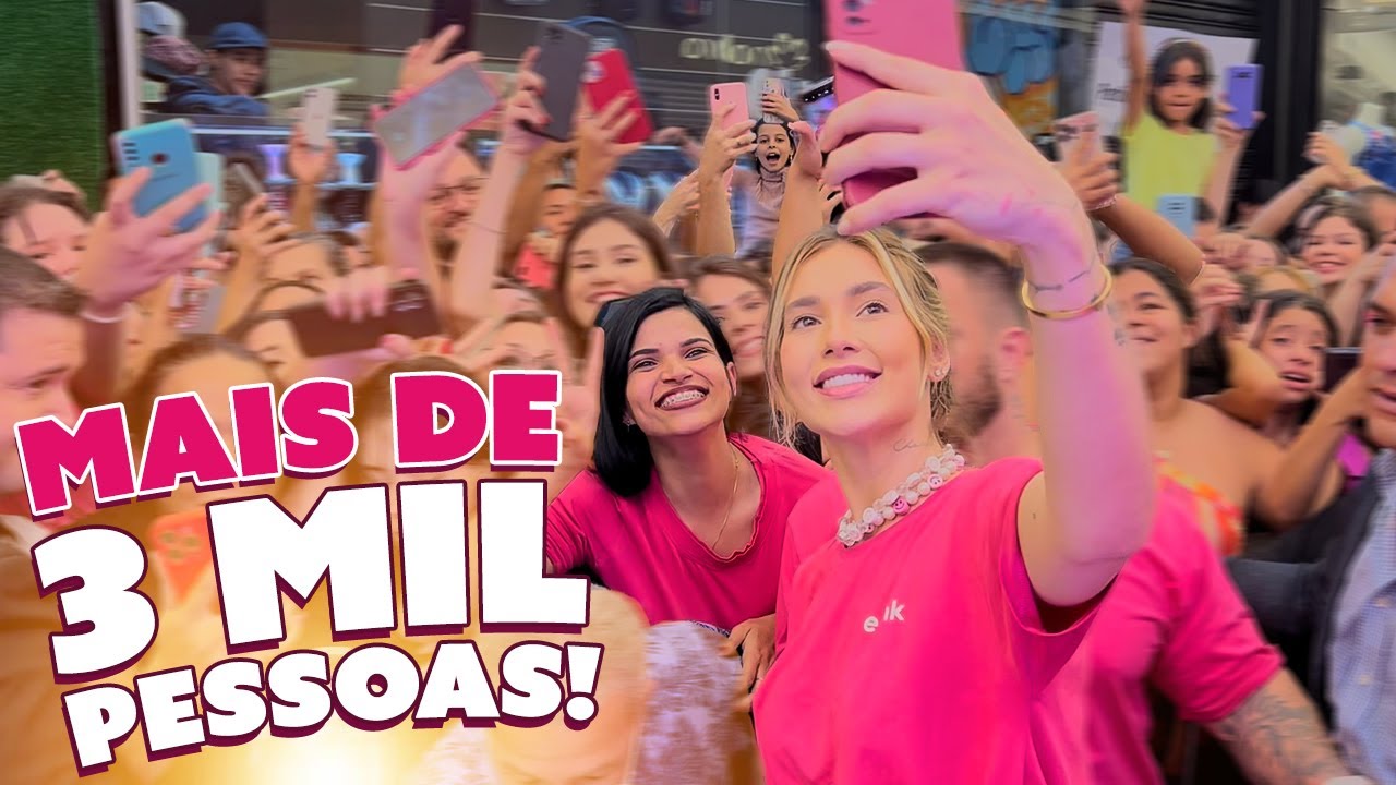 FUI NO SHOPPING PARA INAUGURAÇÃO DO NOVO QUIOSQUE DA WEPINK!! - YouTube