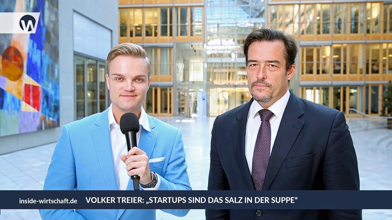 Volker Treier: "Startups sind für DIHK das Salz in der Suppe" - YouTube