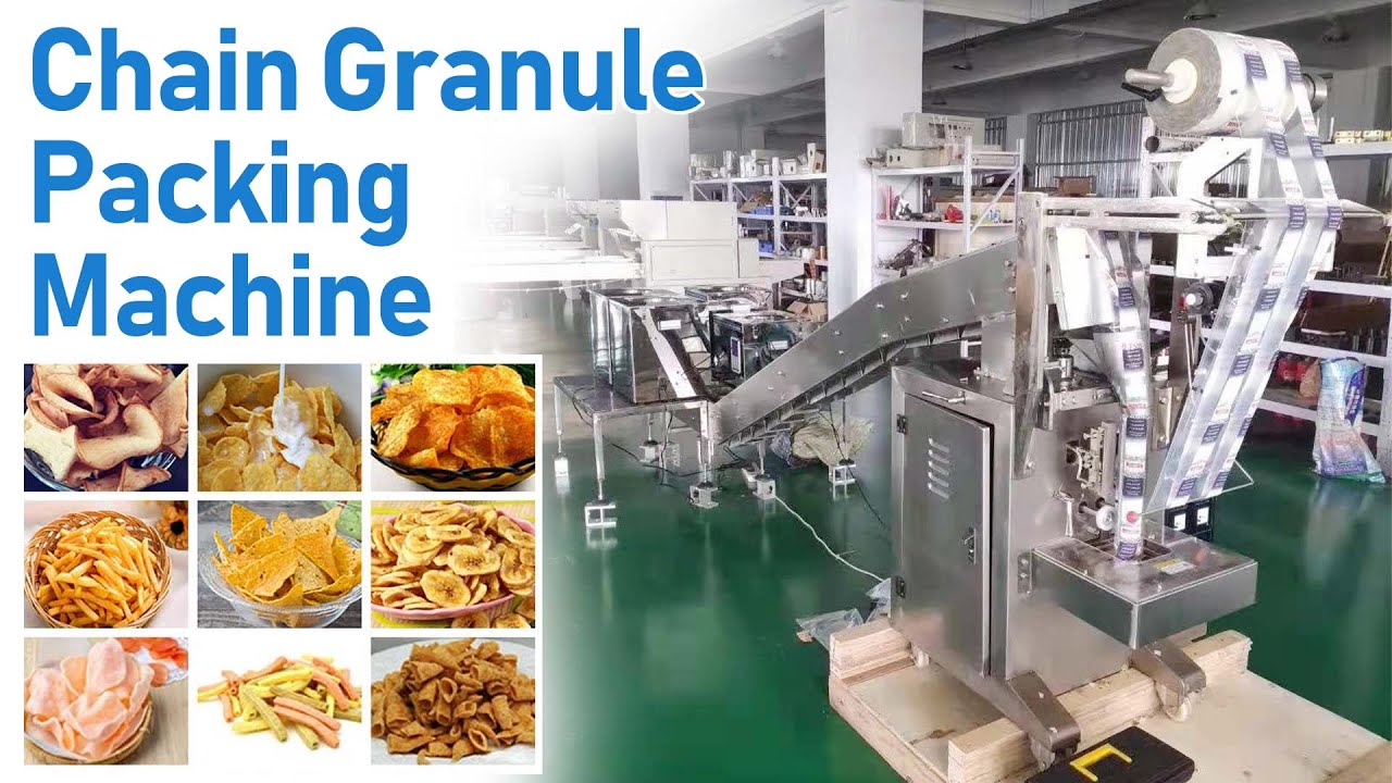 Chips packaging machine for pouch pack: automatic granule packing ...