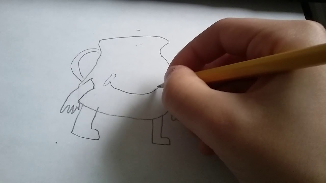 How to draw the kool aid man - YouTube