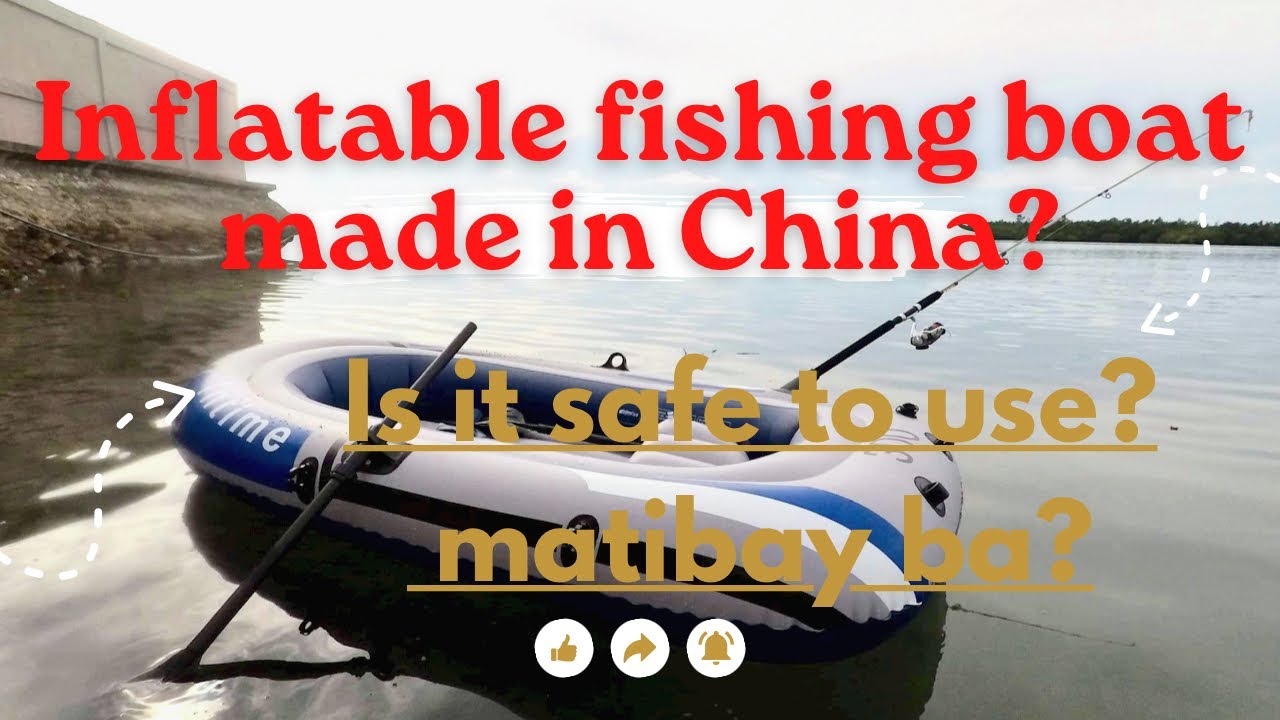 Fishing with Inflatable Boat Intime | Taloot Wharf | Angler - YouTube