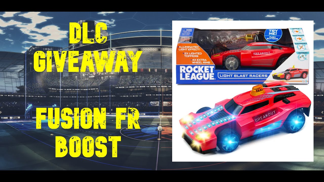 RARE ROCKET LEAGUE DLC GIVEAWAY + Review of The Breakout Light Blast ...