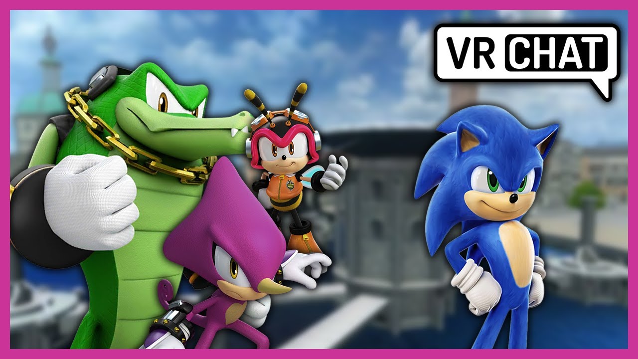 Team Chaotix Meet Movie Sonic in VRChat - ANOTHER SONIC?! - YouTube