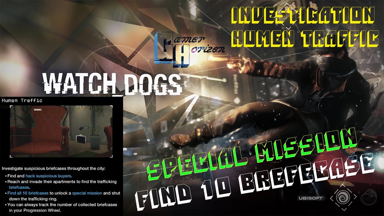 Watch Dogs Unlock Special Mission (Find 10 Briefcase) Game Play - YouTube