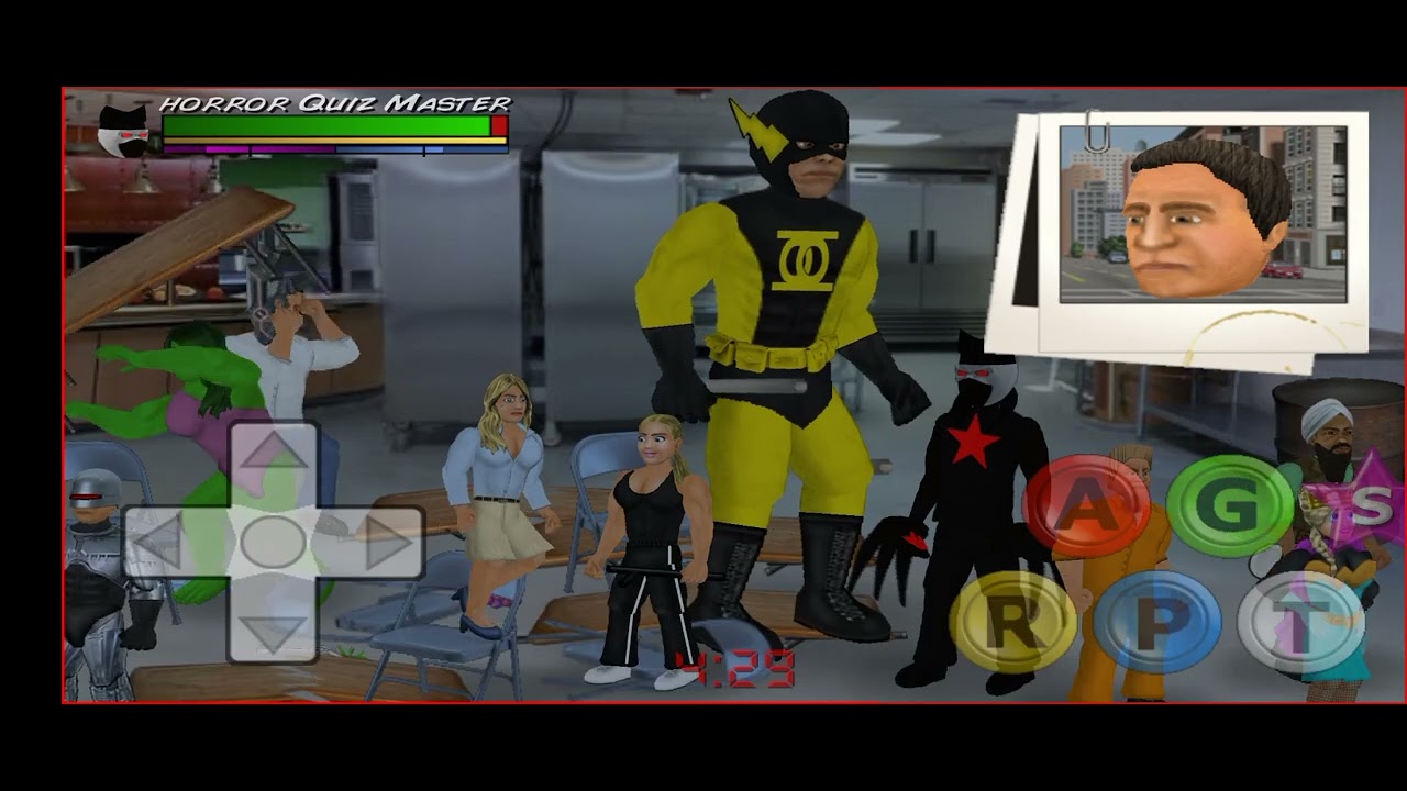 Quiz Master vs 2 heroes soldier and hulk black Quiz Master - YouTube