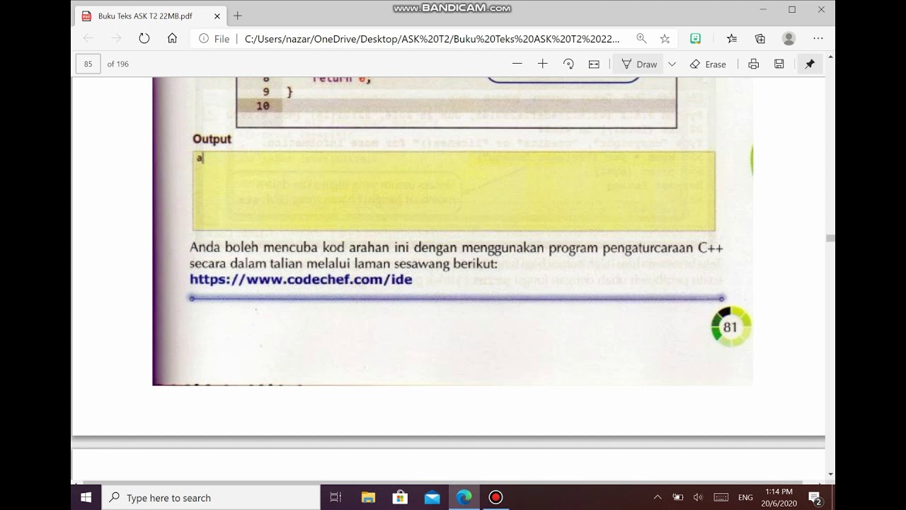 KOD ARAHAN PYTHON PART 1 ASK T2 - YouTube